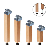Adjustable Bed Centre Support Leg for W:30mm x H:30mm Central Rail ...